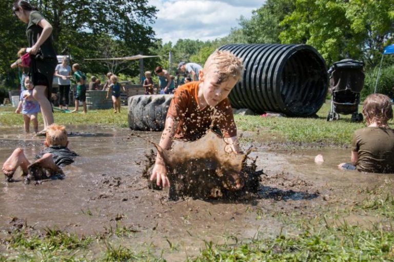 International Mud Day Was A Splashing Success! – Ithaca Children's Garden